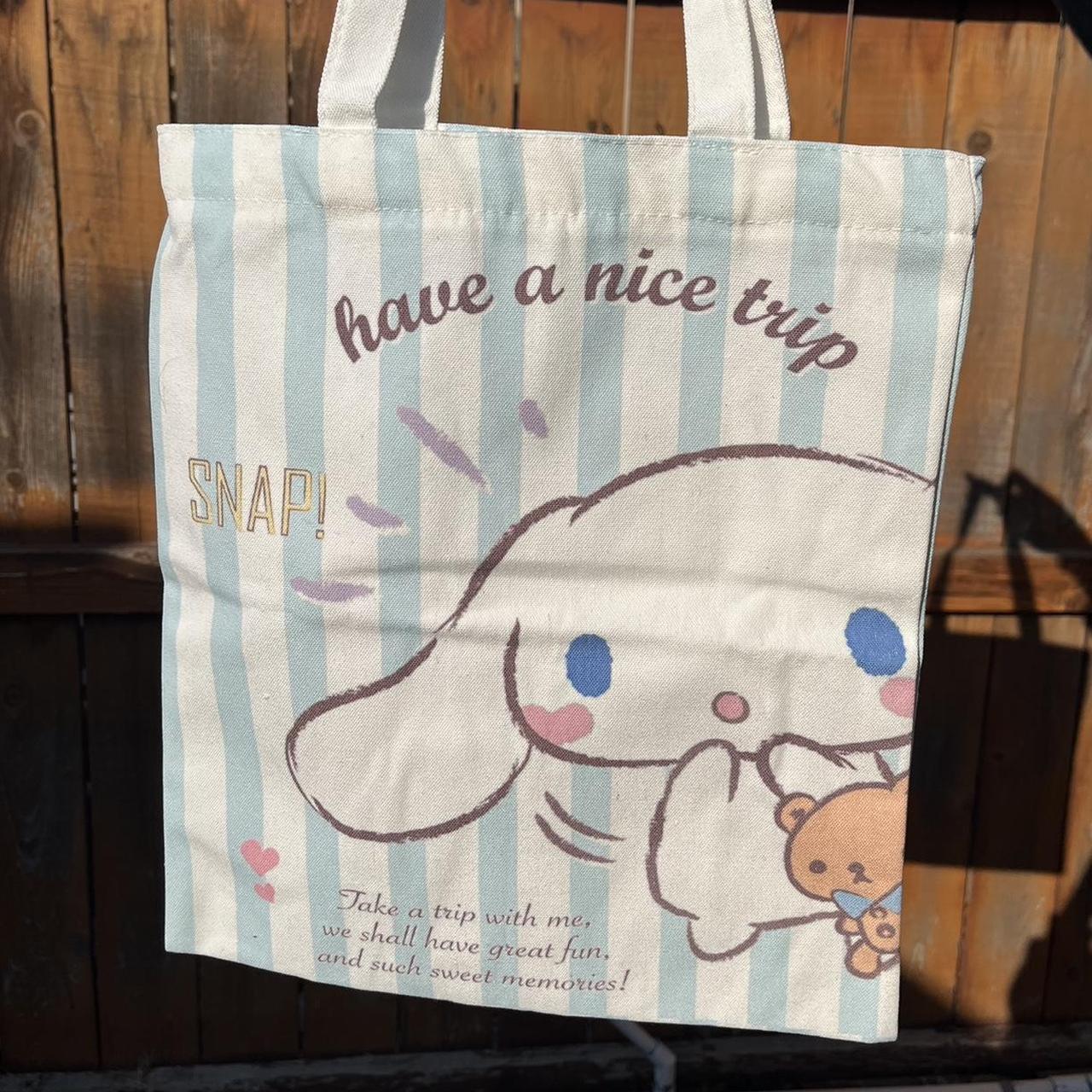 cinnamoroll tote bag 💙🤍! — Design is on both sides... - Depop