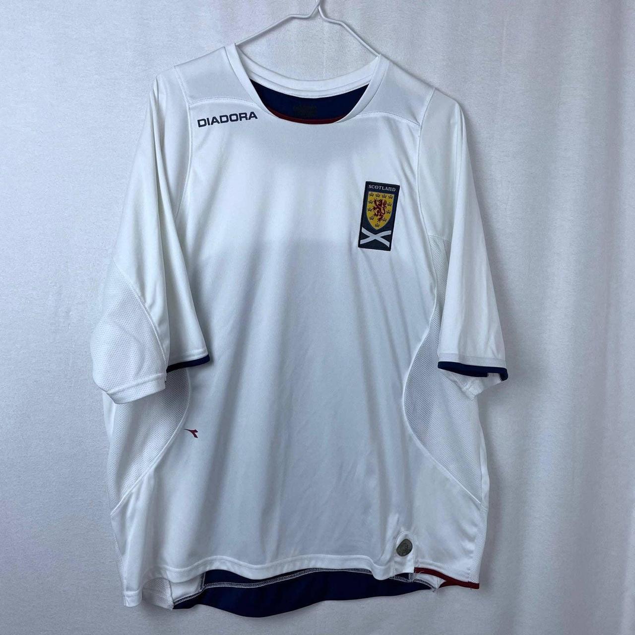 Diadora Scotland Futbol / Soccer Jersey or Kit.... - Depop