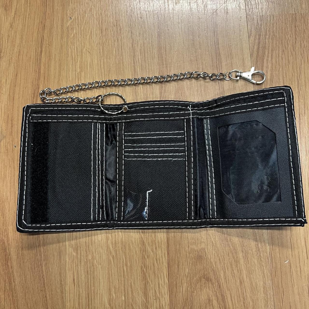 METALLICA VELCRO WALLET WITH CHAIN BRAND NEW TWO... - Depop