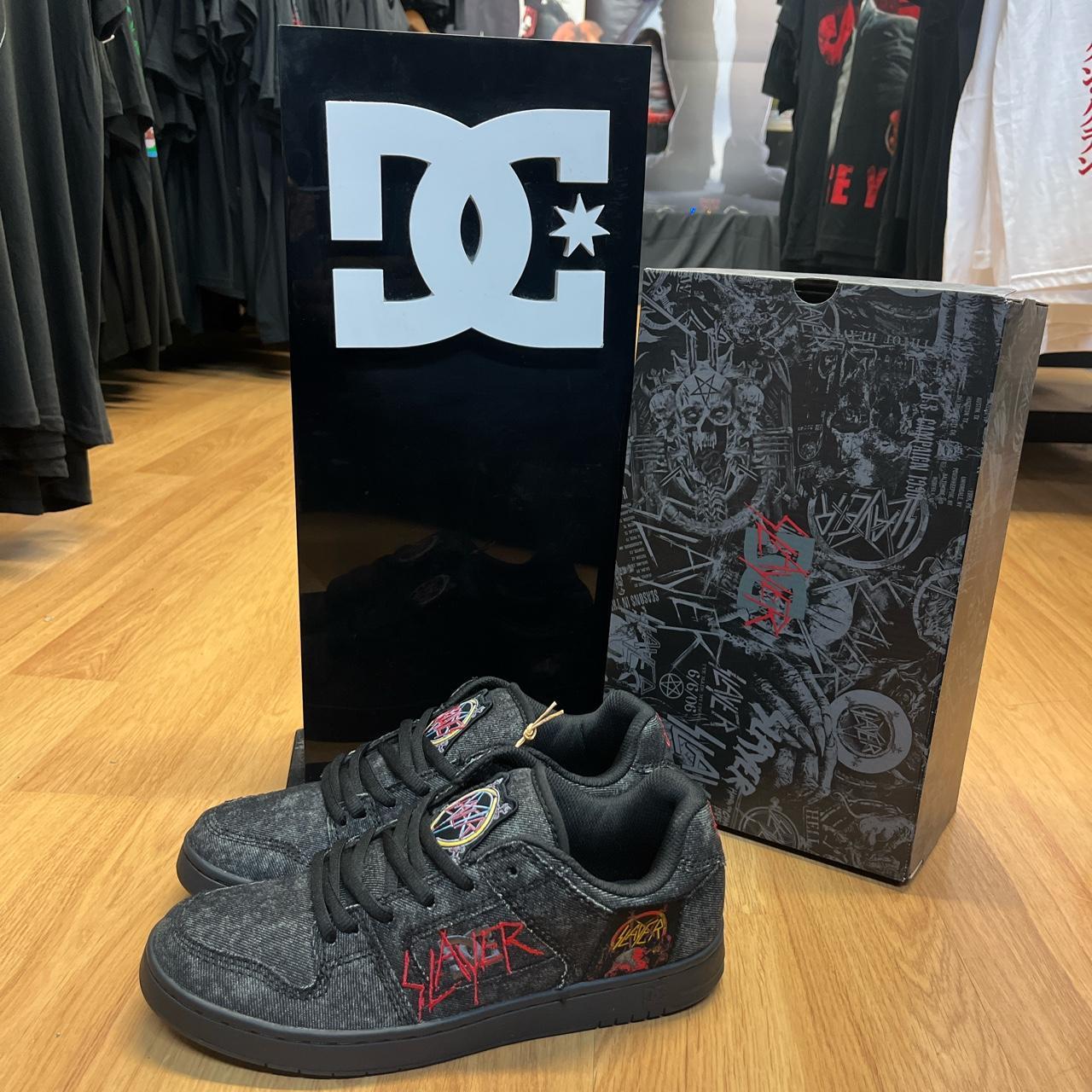 DC SHOES X SLAYER MANTECA BLACK/ACID BRAND NEW... - Depop