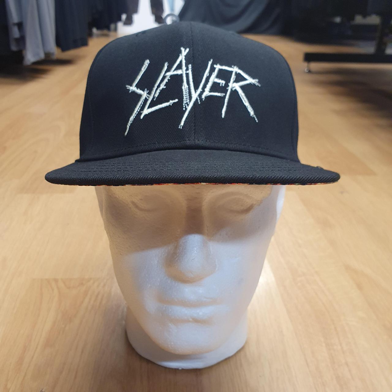 SLAYER UNISEX SNAPBACK CAP: SCRATCHY LOGO BRAND NEW... - Depop