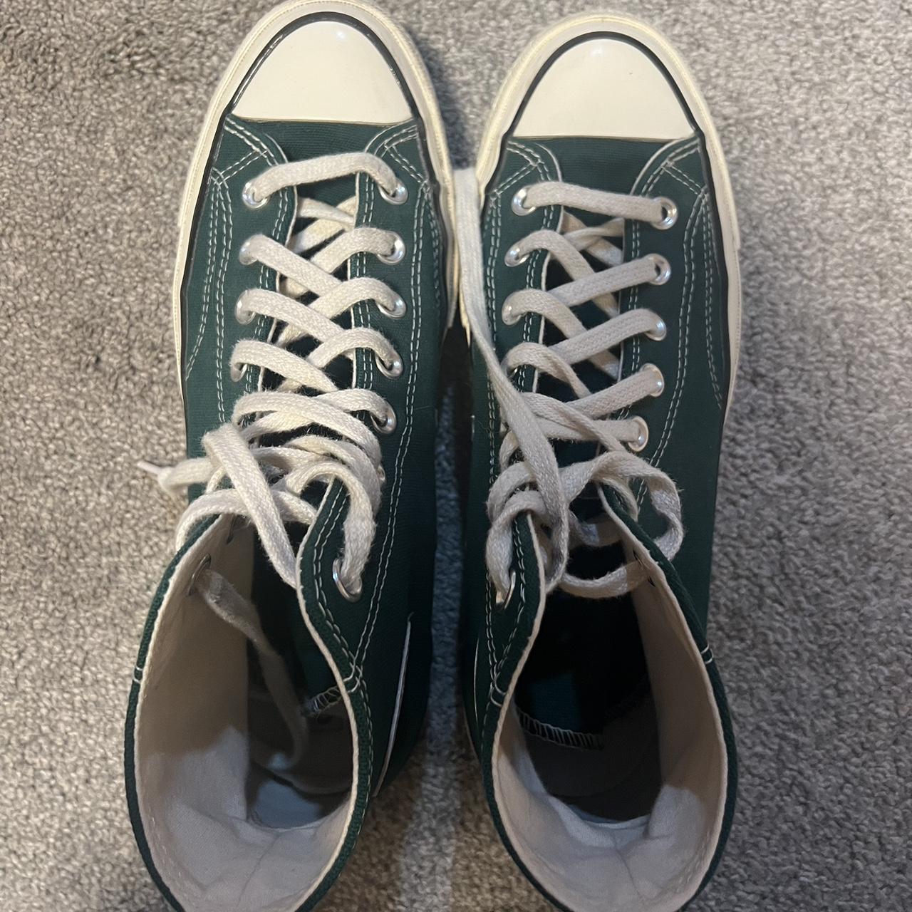 Converse Chuck 70 organic classic high top canvas... - Depop