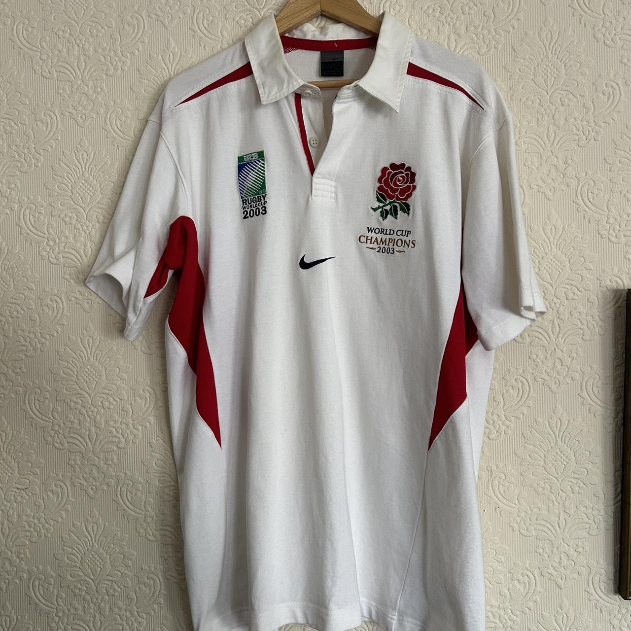England Rugby Nike Commemorative Rugby Shirt -... - Depop