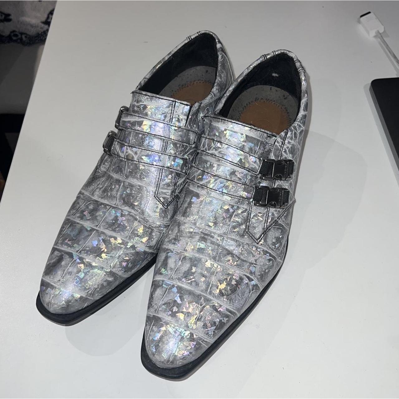 New Rock Men's Silver Footwear | Depop