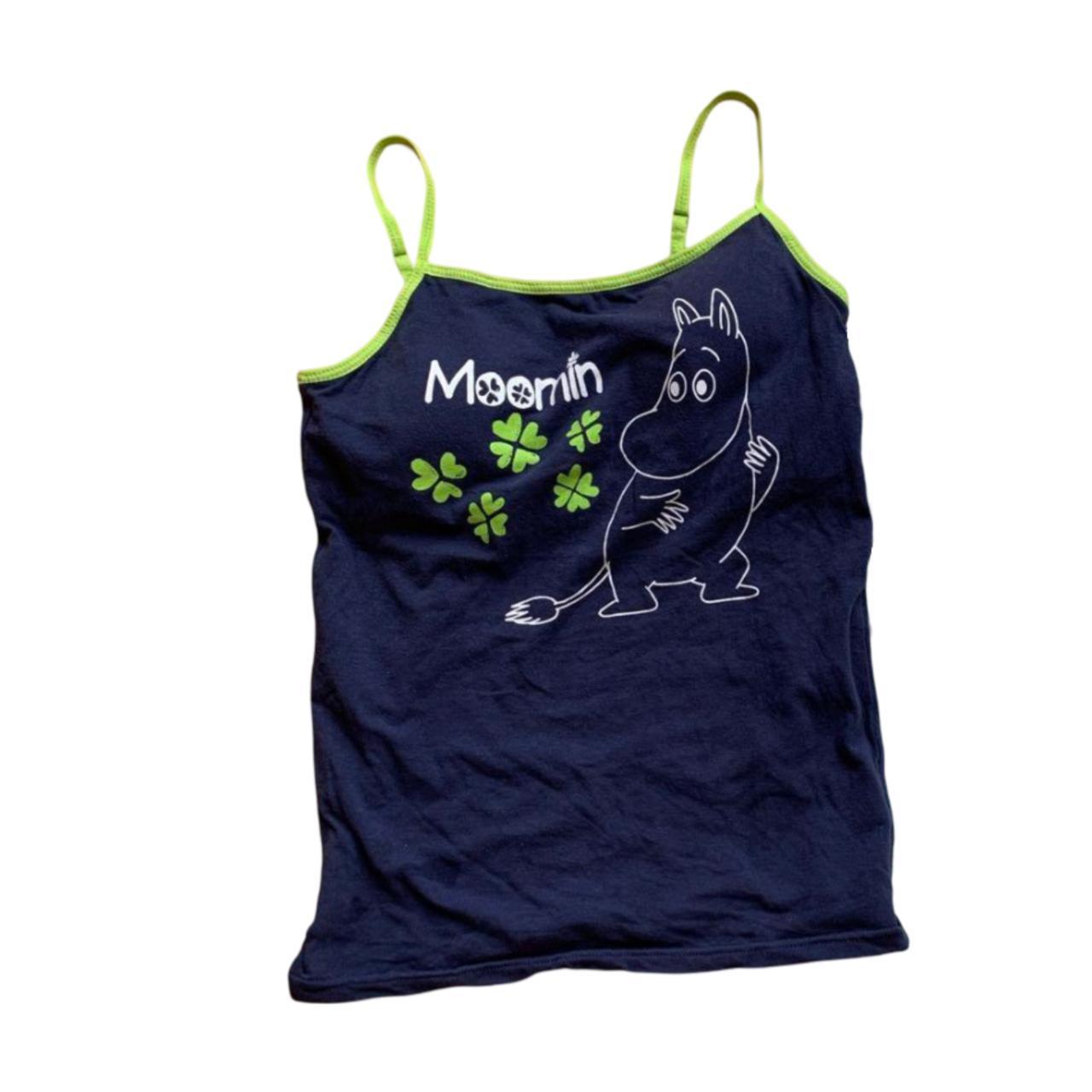 y2k vintage rare moomin tank top medium good... - Depop