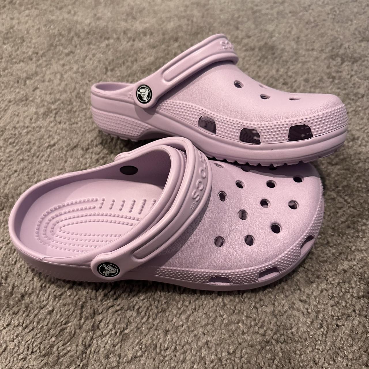 Brand new purple crocs size 8 WOMEN #crocs - Depop