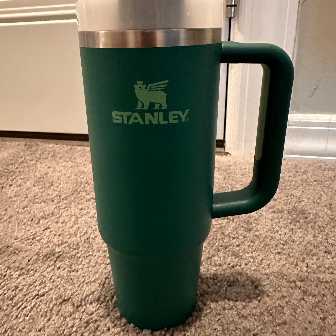 Dark Green Stanley Cup 30 oz. Used two times.... - Depop