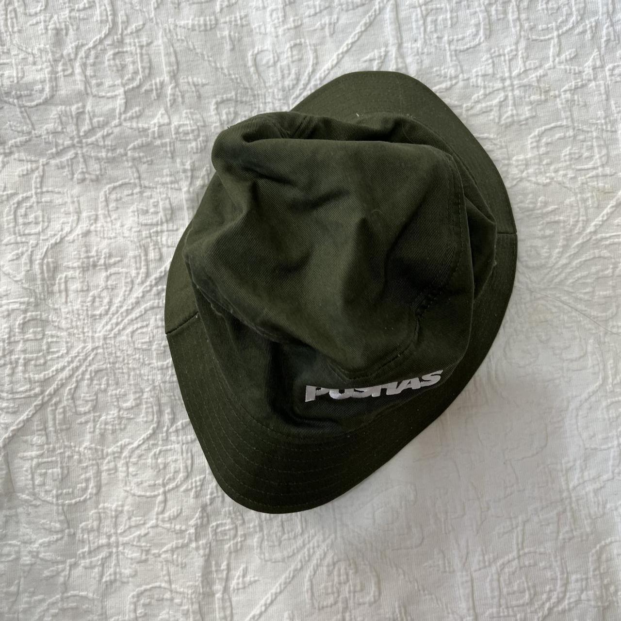Pushas Khaki bucket hat - Depop