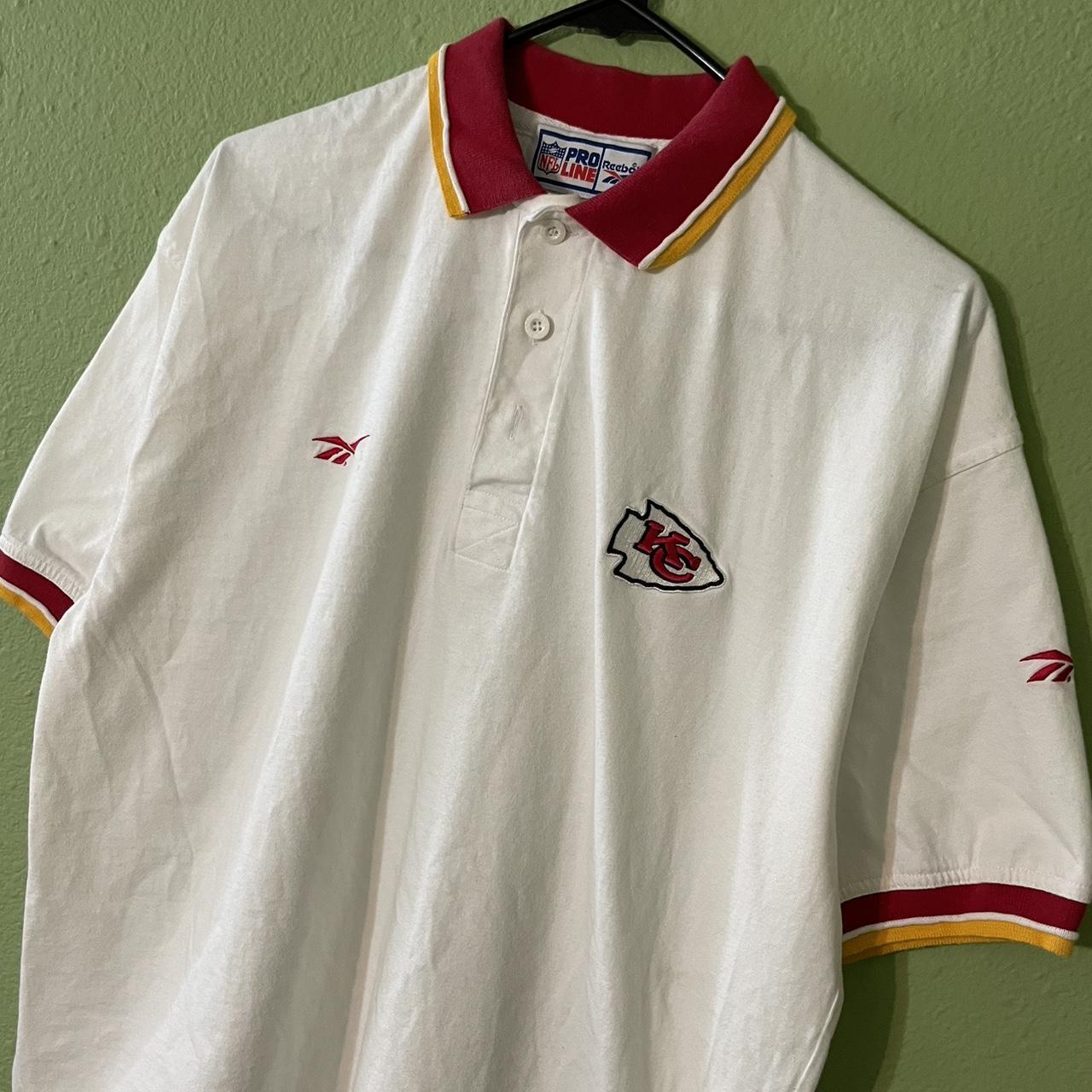 Reebok Men's White and Red Polo-shirts | Depop