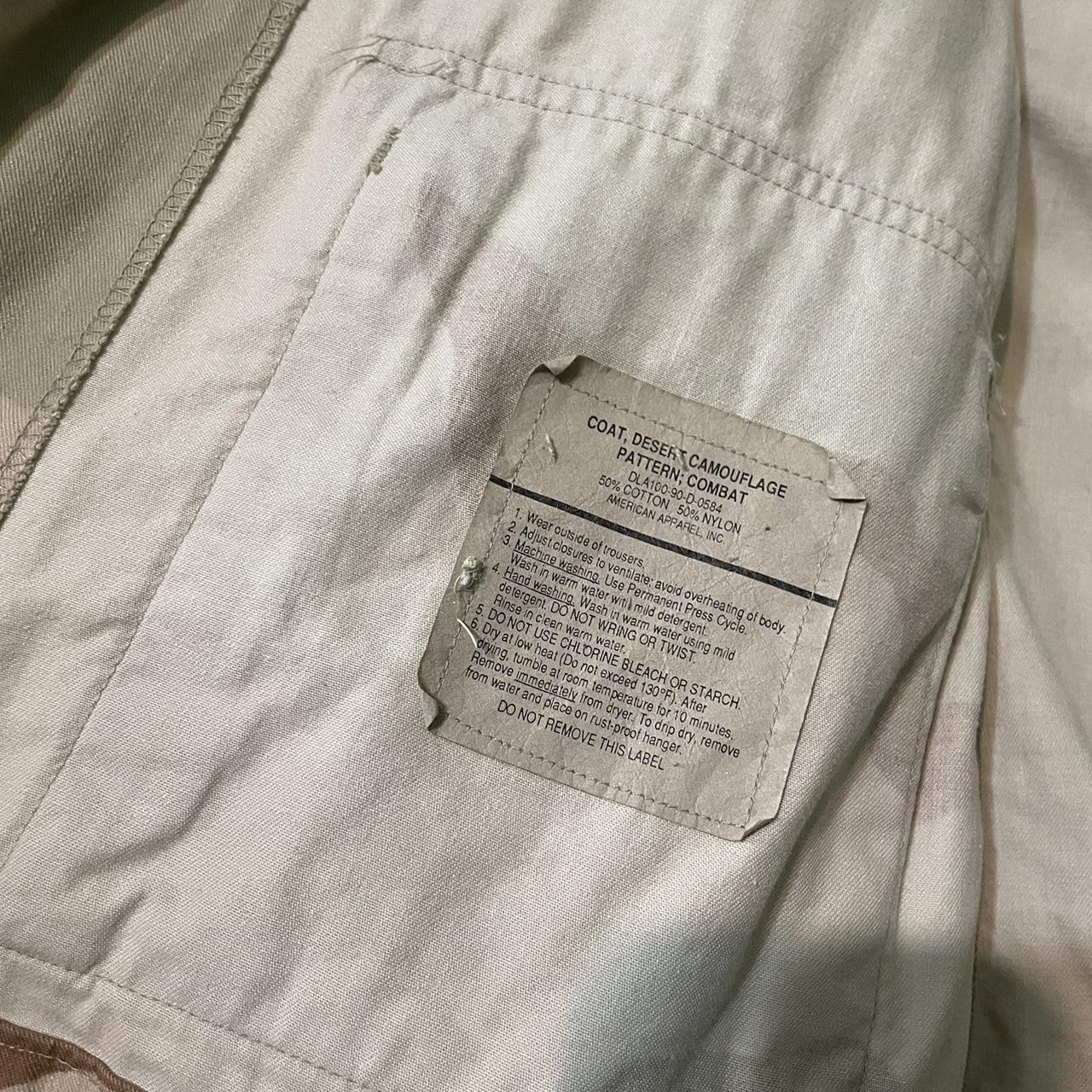 Utility Men's Cream and Brown Coat | Depop