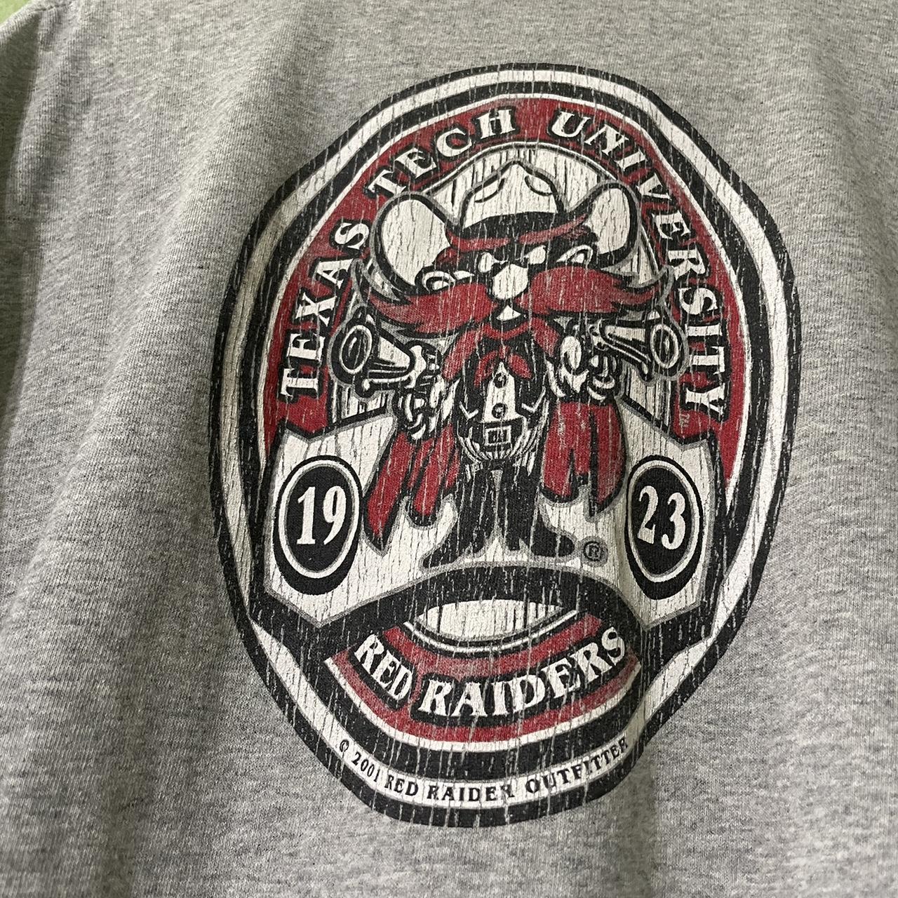 Vintage Texas Tech University Red Raiders graphic t... - Depop
