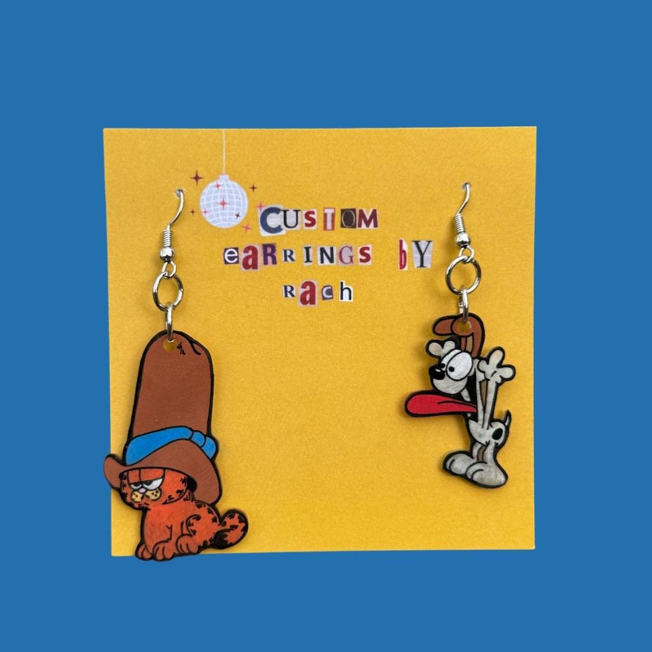 Cowboy Garf & Odie ⭐️handdrawn & handmade⭐️ 🍉shipping... - Depop