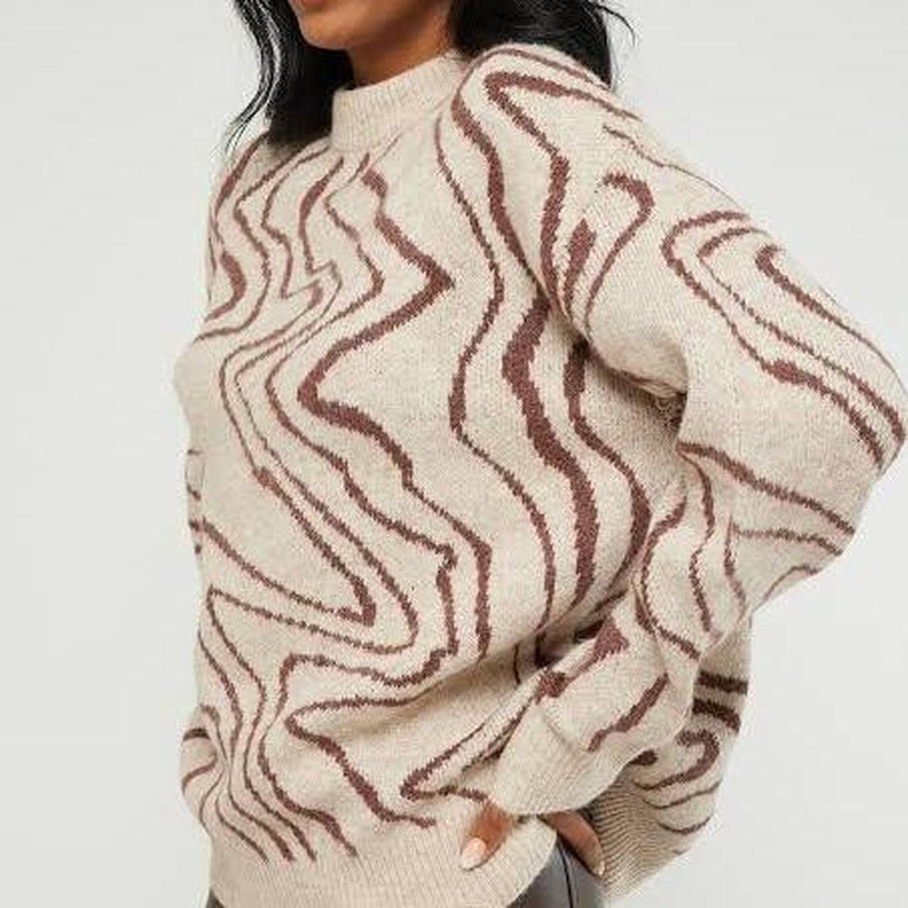 Perfect Stranger Swirl Knit - Size size 8 oversized... - Depop