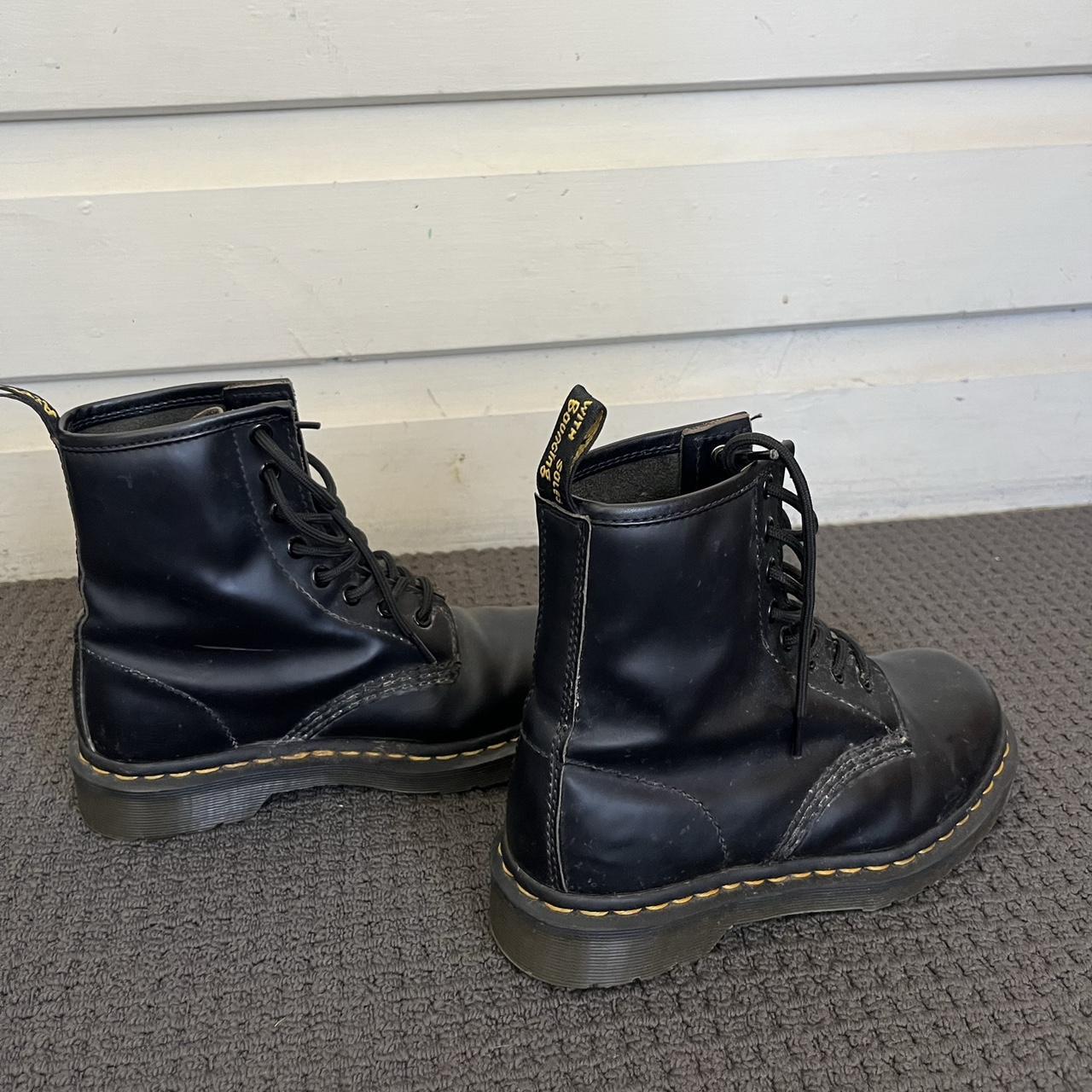 1460 Smooth Black Original Doc Martens WORN TWICE.... | Depop
