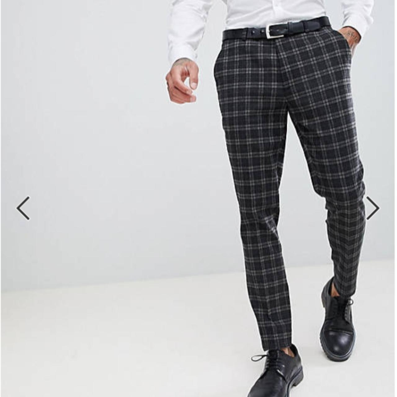 Smart trousers, just too fat now. skinny fit - Depop