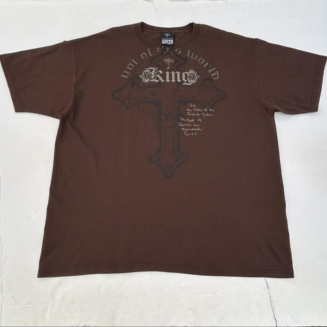 Vintage NOTW Cross Not Of This World Mocha Brown... - Depop