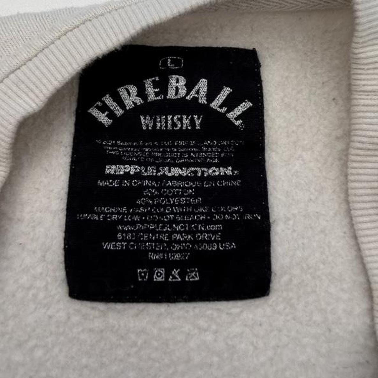 Fireball Red Hot Whiskey Sweatshirt Crewneck... - Depop