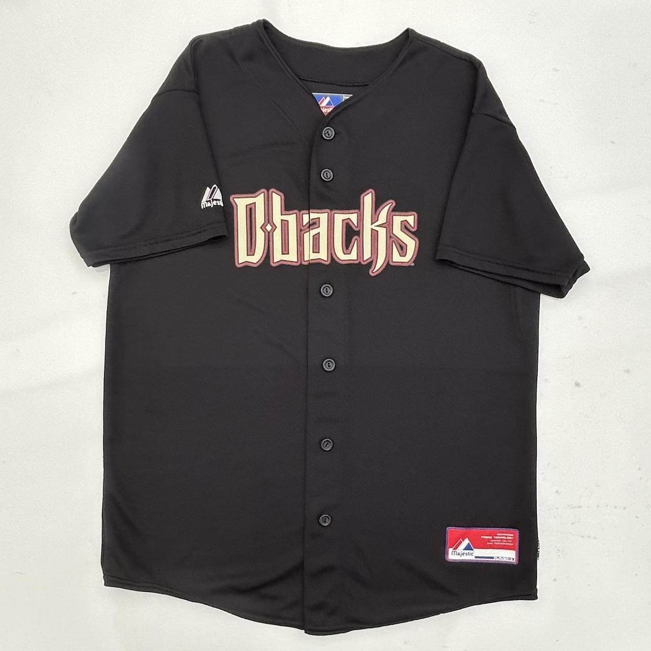 Arizona Diamondbacks Dbacks Black Majestic Cool base... - Depop