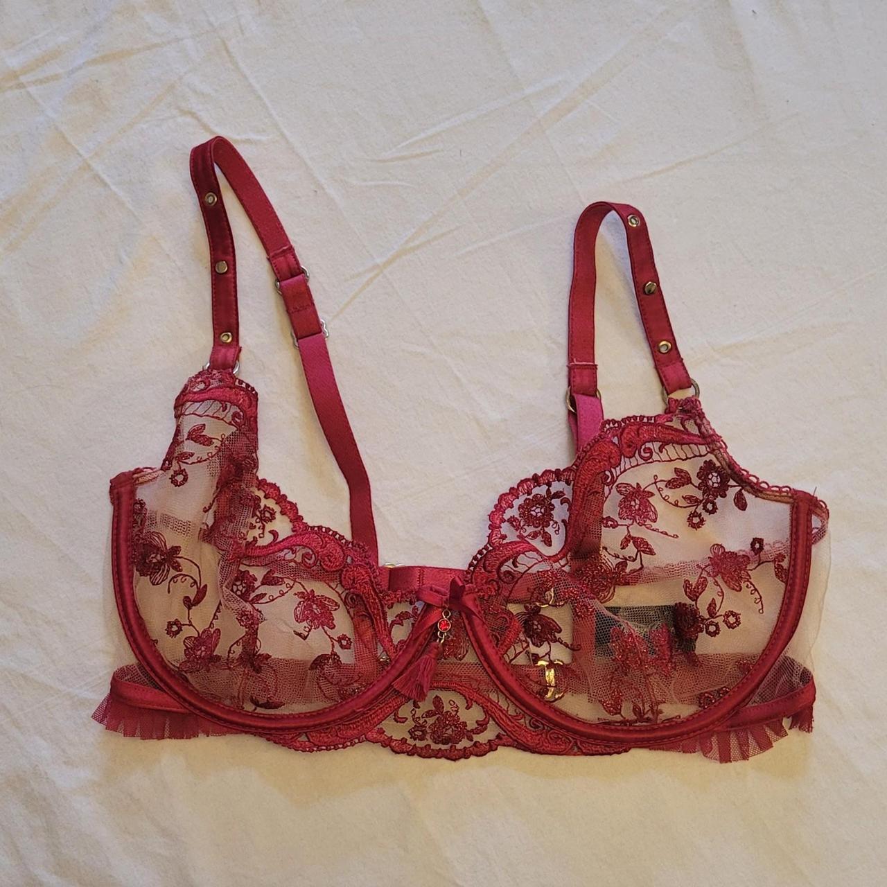Honey Birdette Freda Red Bra. Size 32E. Please... | Depop