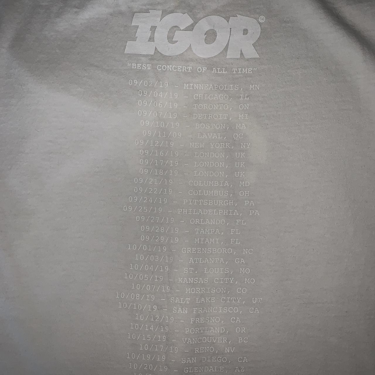 GOLF WANG IGOR white standing Tyler The Creator 2019... - Depop