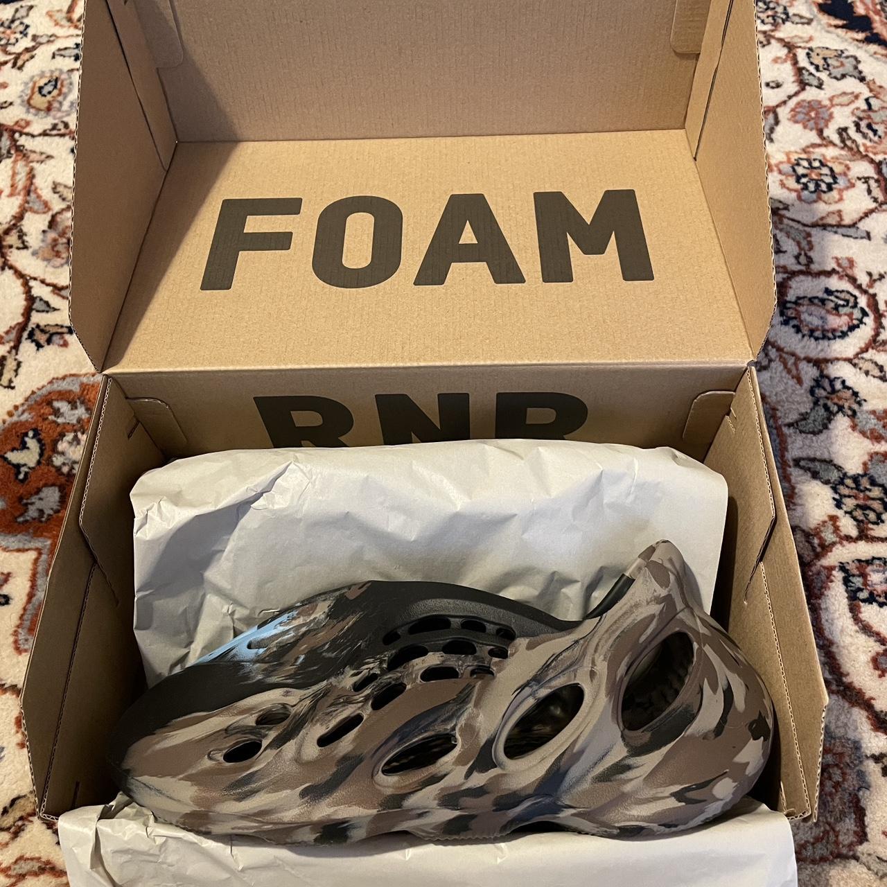 Yeezy Foam Runner RNR MX Cinder Size UK 8 Brand... - Depop