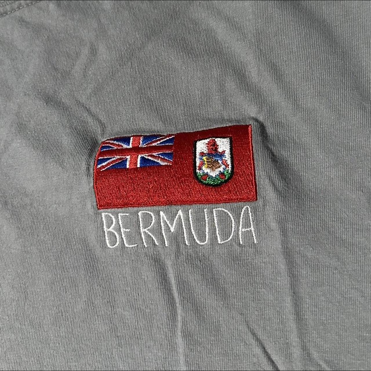 cute bermuda shirt i got when i visited has a patch... - Depop