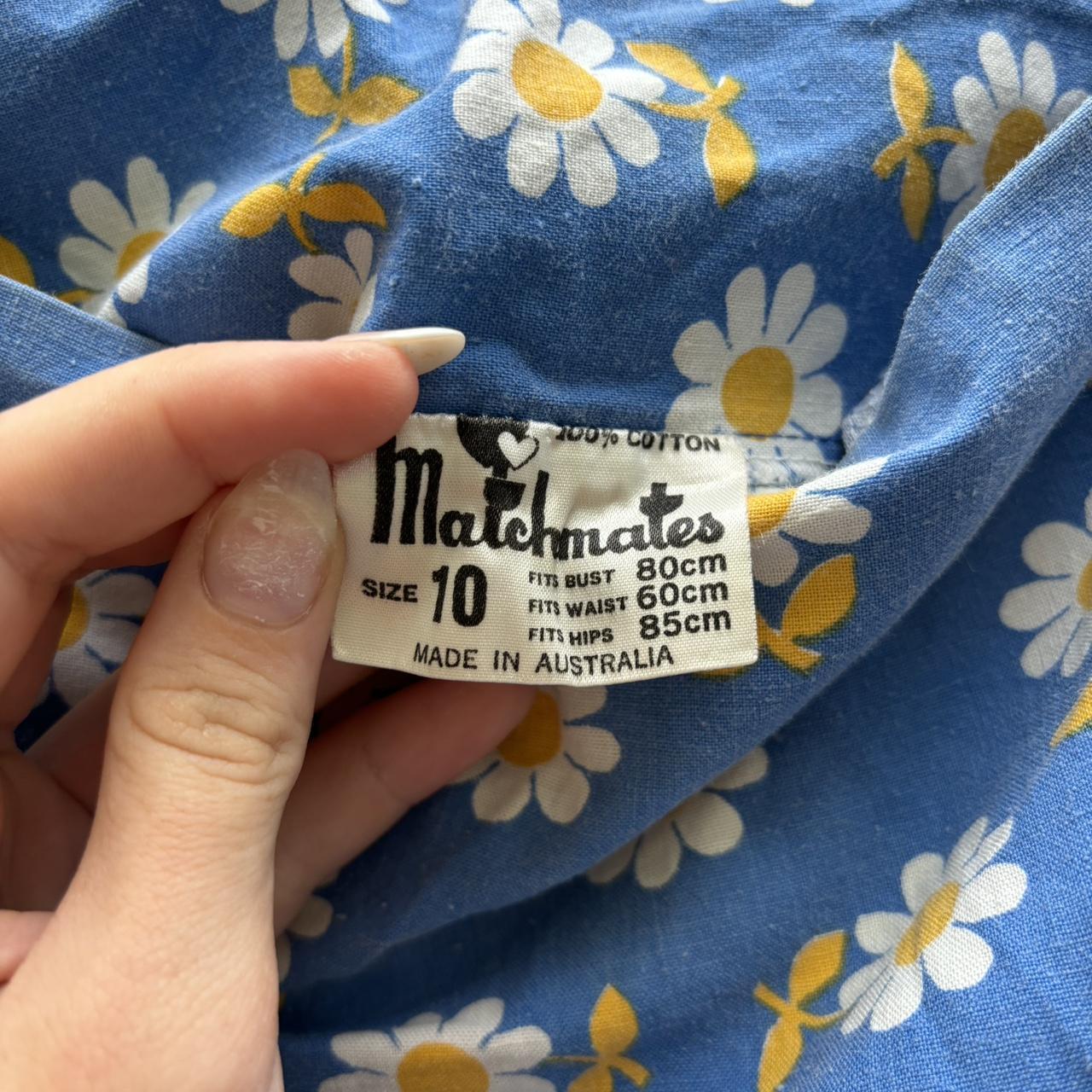 Vintage 1980’s Cotton Dress Matchmates - Depop