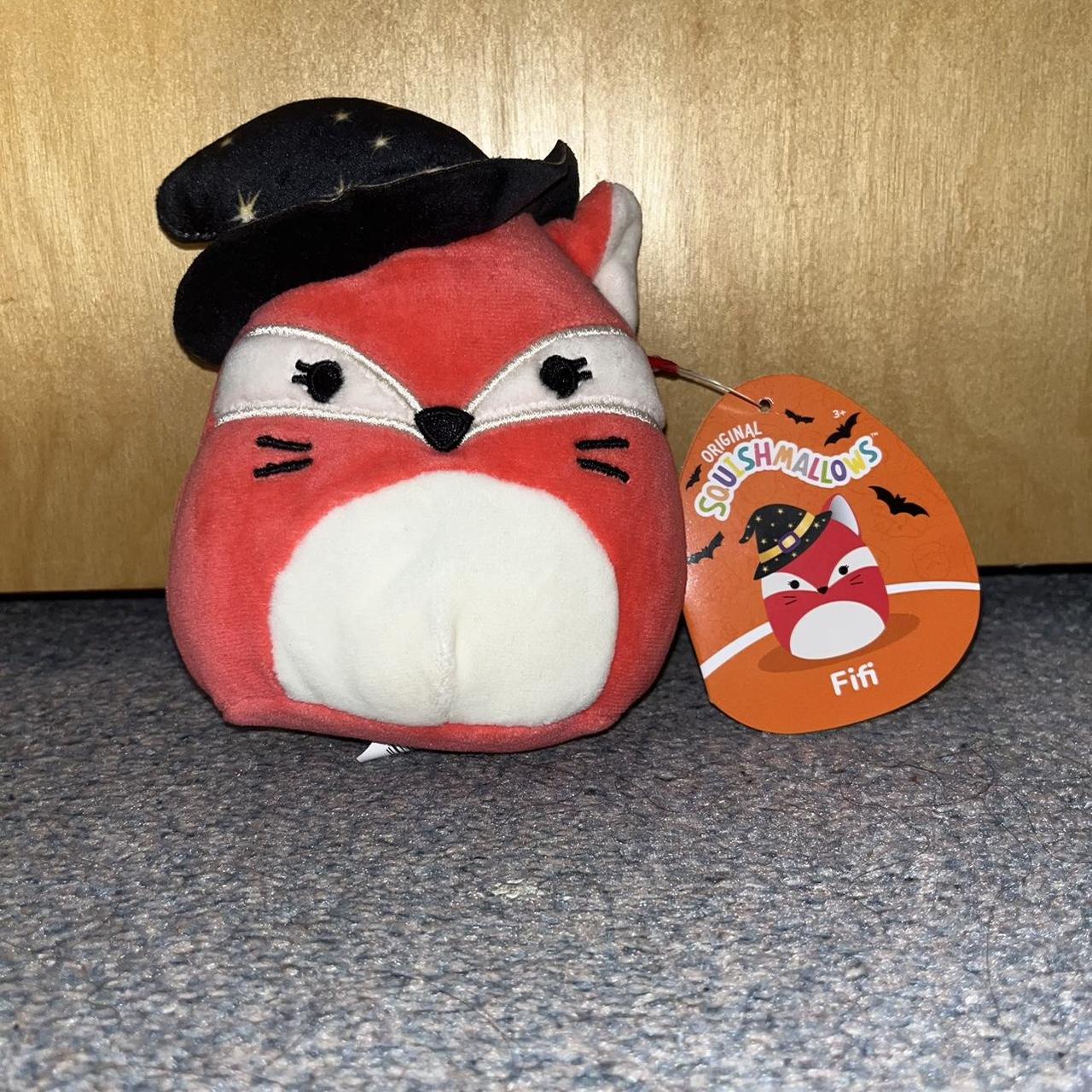 🌺 Fifi the red fox squishmallow with a witch hat.... | Depop