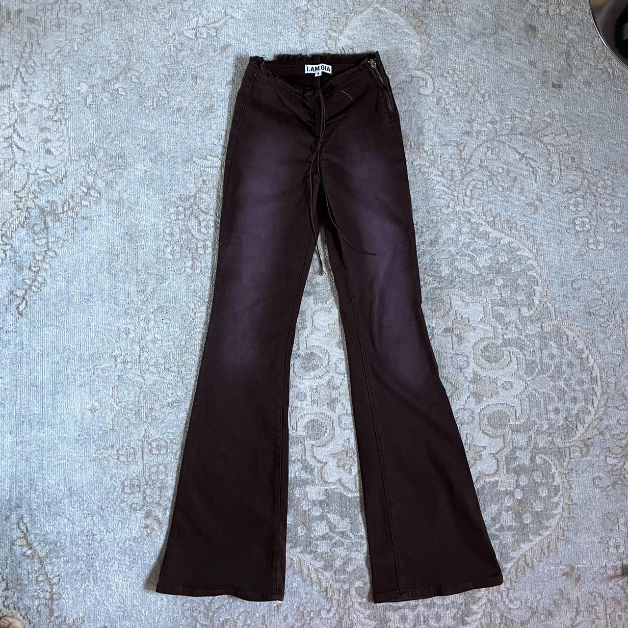 I am Gia fitted bootcut jeans super stretchy and hug... - Depop