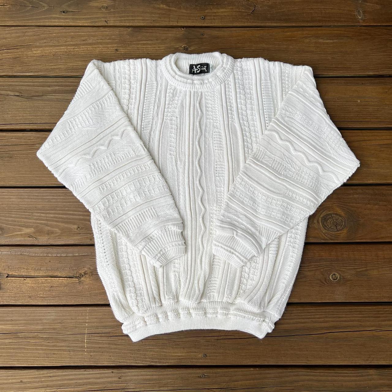 Vintage 1990’s Alan Stuart USA Made Coogi Style... - Depop