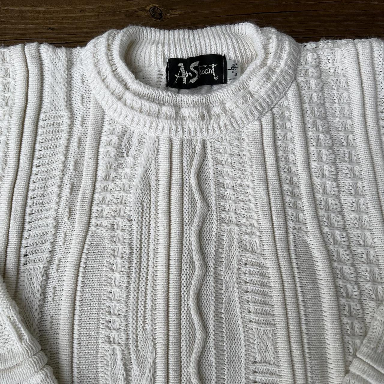 Vintage 1990’s Alan Stuart USA Made Coogi Style... - Depop