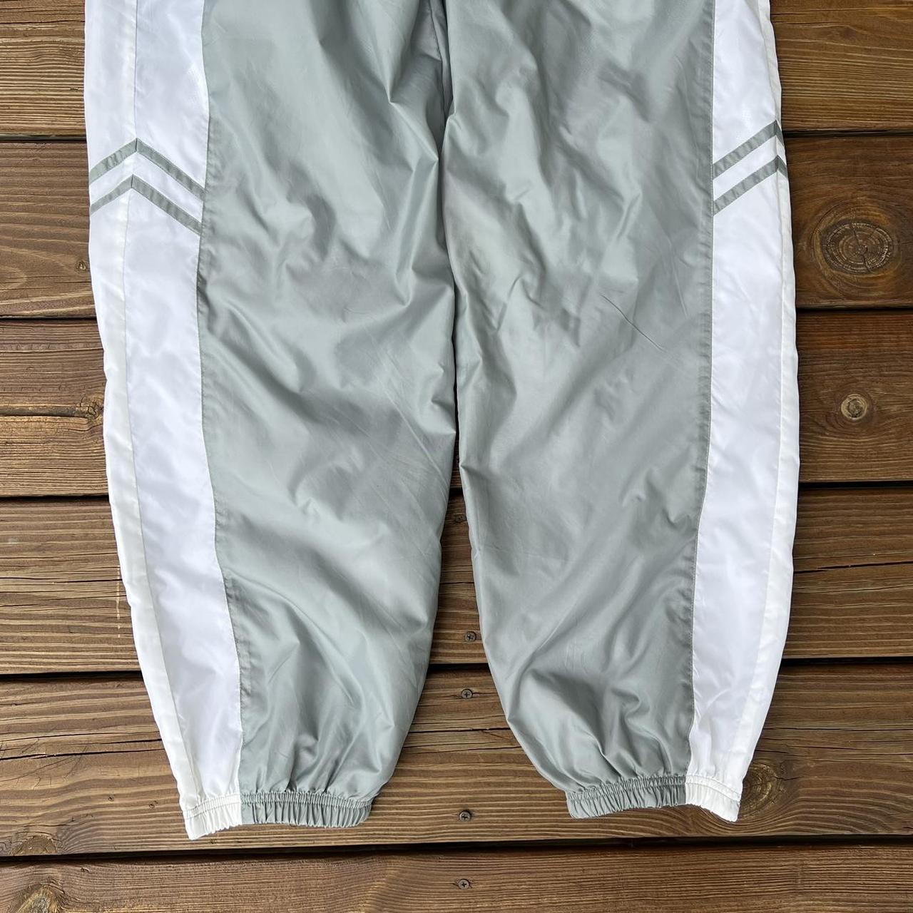 American Vintage Men's Grey and White Joggers-tracksuits | Depop