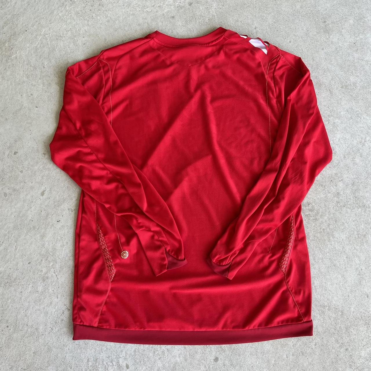 Umbro Men's Red Top | Depop