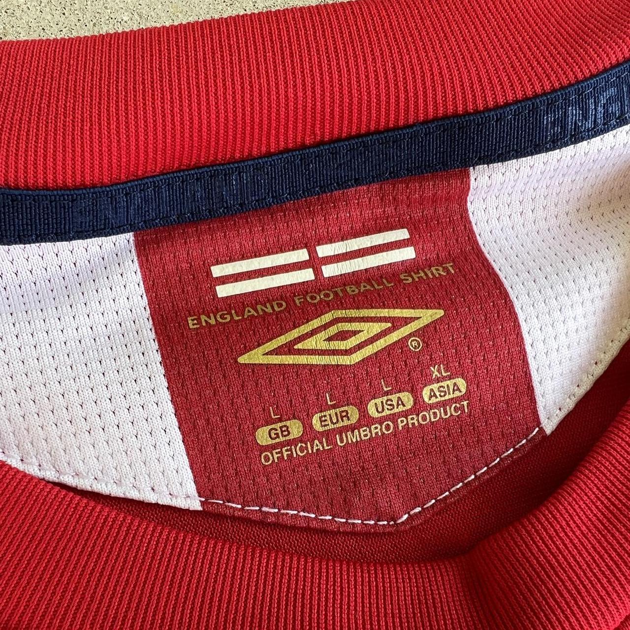 Umbro Men's Red Top | Depop