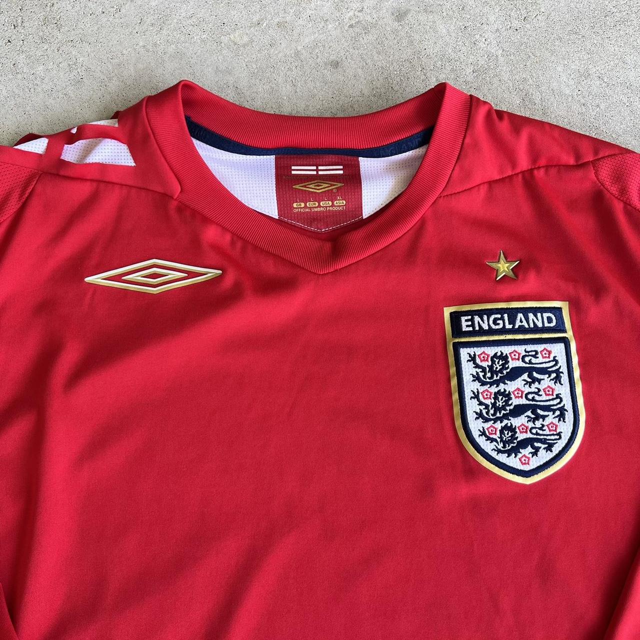 Umbro Men's Red Top | Depop