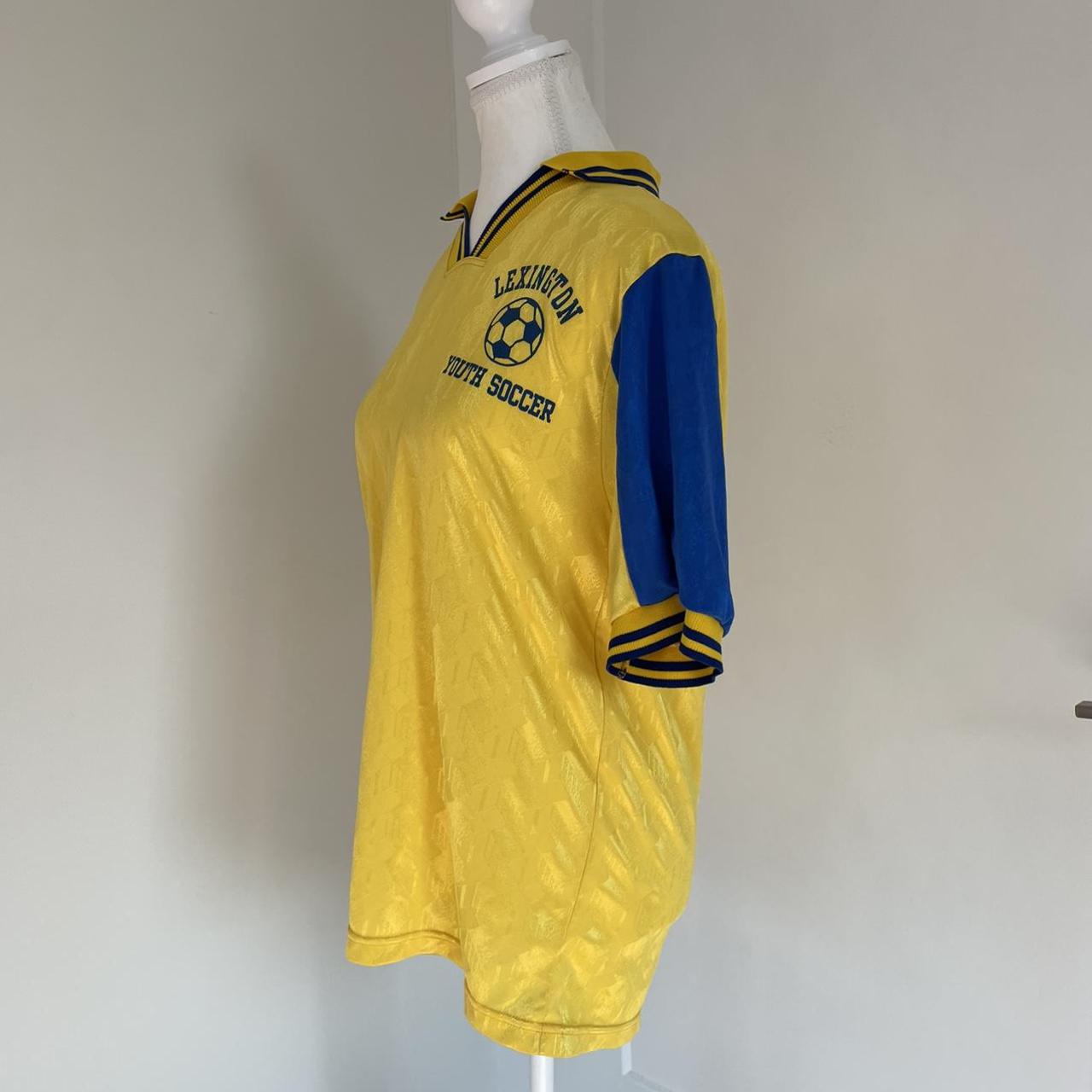 Soccer jersey Cutest vintage collard soccer... - Depop