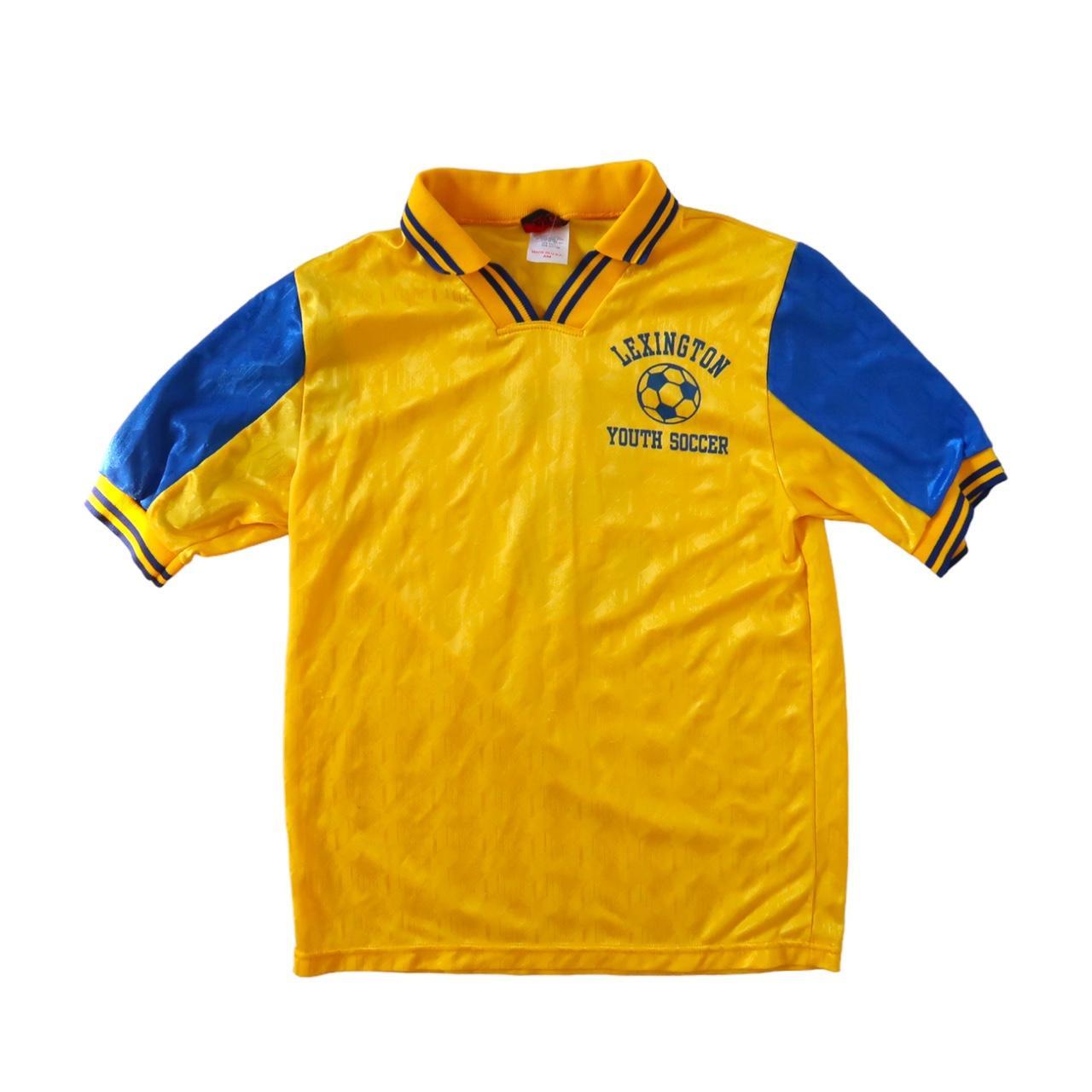 Soccer jersey Cutest vintage collard soccer... - Depop