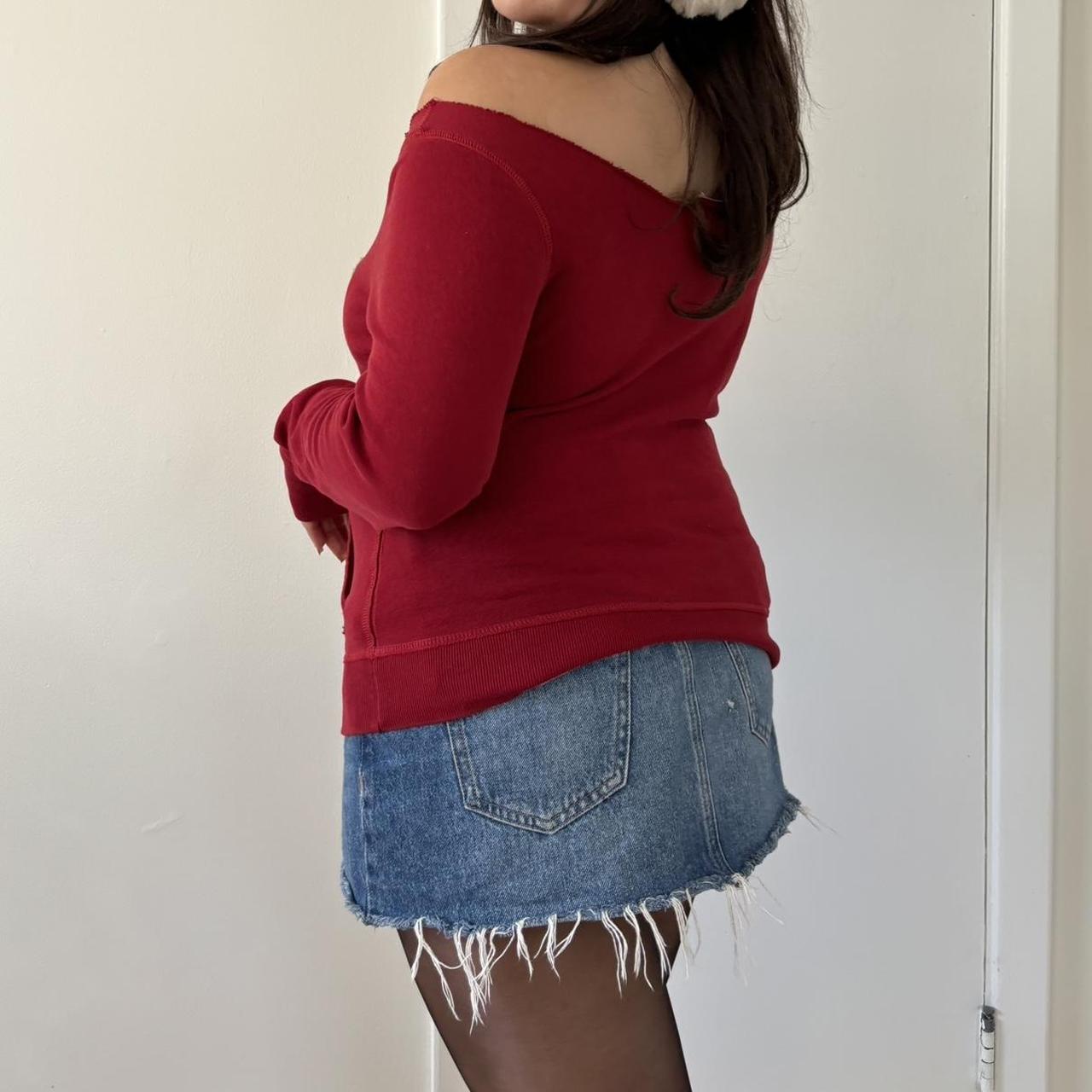 Off the shoulder sweater 2000s Hollister off the... - Depop