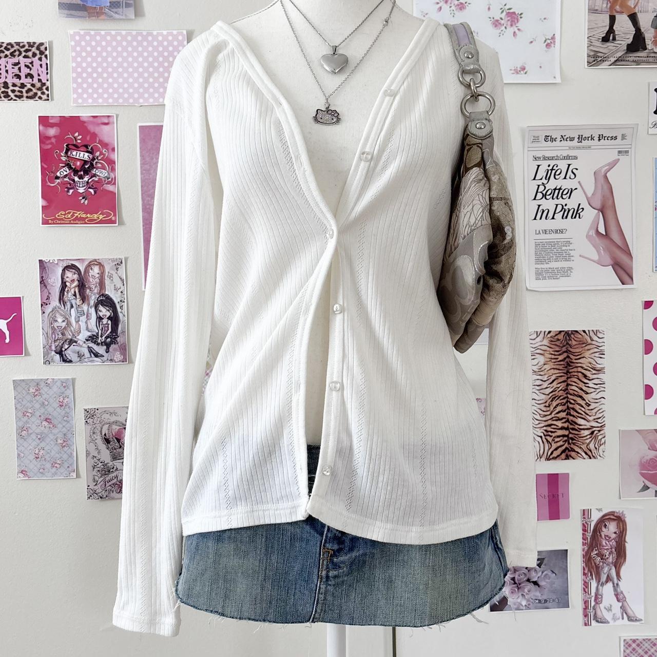 Y2k cardigan sweater Perfect vintage y2k soft... | Depop