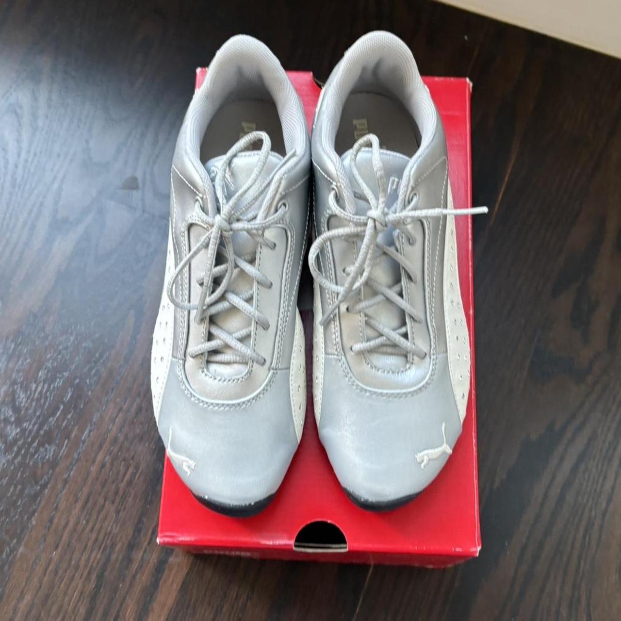 Puma Speedcat silver rhinestone size 37.5, repop! I... | Depop