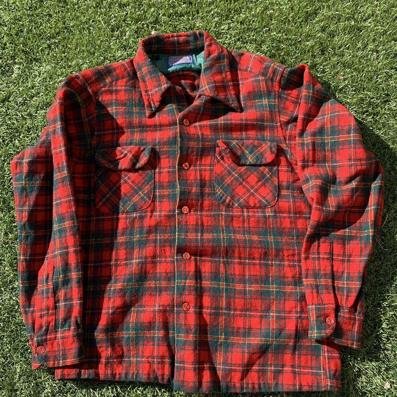 Pendleton Patterned shirt -It’s giving... - Depop