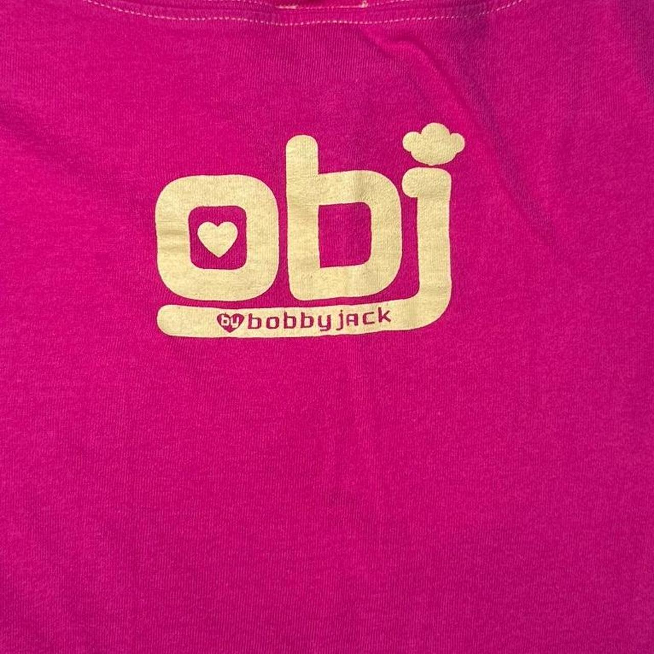 y2k rare vintage pink “peace out” obj by bobby jack... | Depop