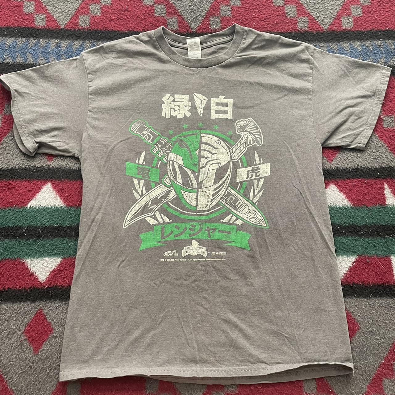Mighty Morphing Power Rangers Green Ranger tee Size... - Depop