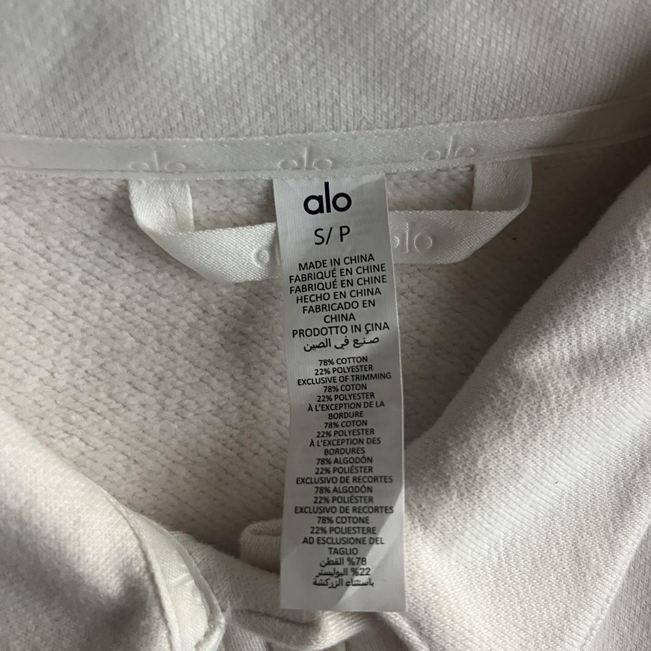 Alo Renown Heavy Weight Cropped Button-Up... - Depop