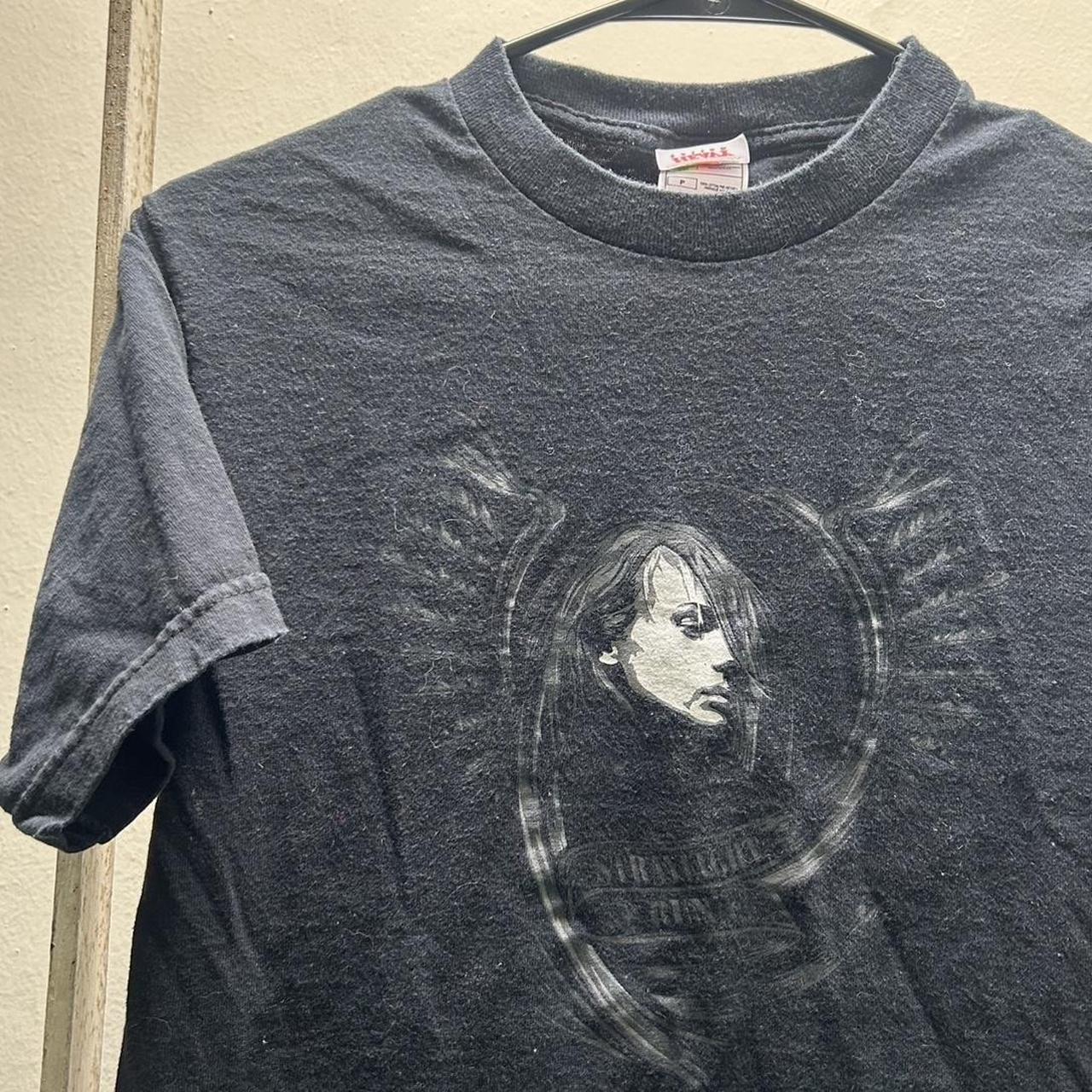 Vintage Y2K Made in USA Straylight Run band tee with... | Depop