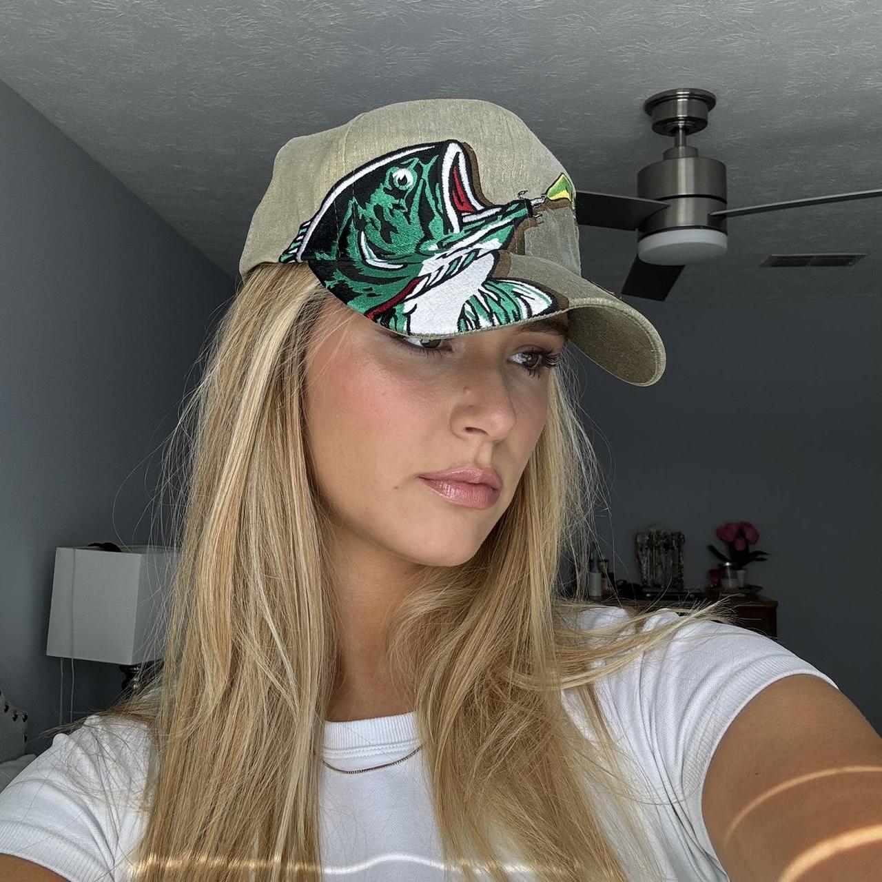 bass pro fishing hat - vintage. in amazing condition... - Depop