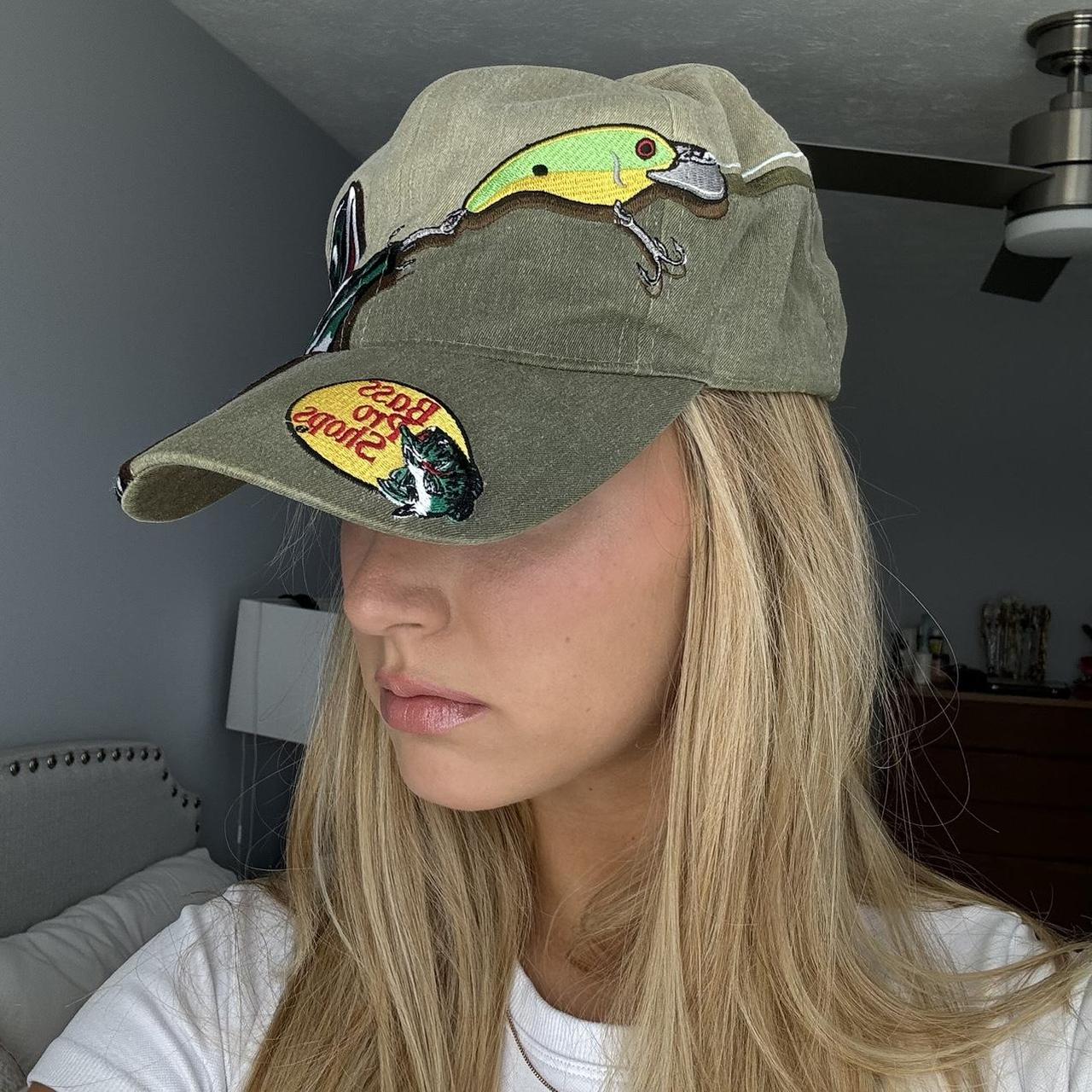 bass pro fishing hat - vintage. in amazing condition... - Depop