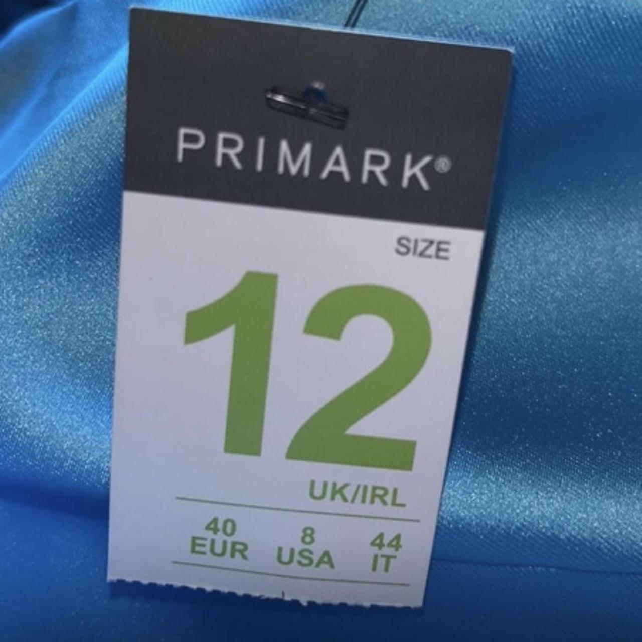 primark baby blue satin dress primark baby blue... - Depop