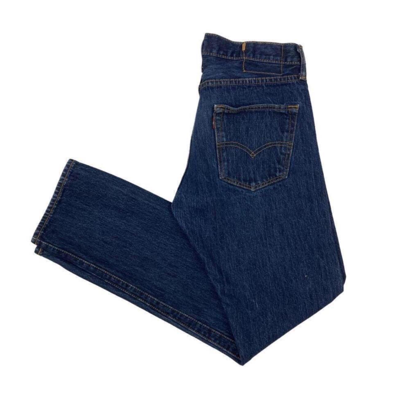 Levi's 501 Jeans Vintage Blue Denim Regular... - Depop