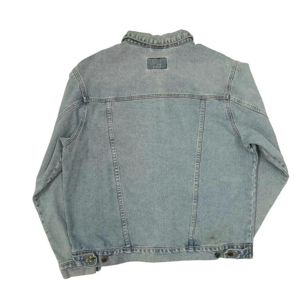 Lee Denim Jacket Vintage Blue Men's L Size on... - Depop